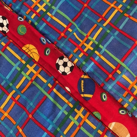 Artisan | Bedding | Huge Artisan Sports Quilt Soccer Football Baseball ...